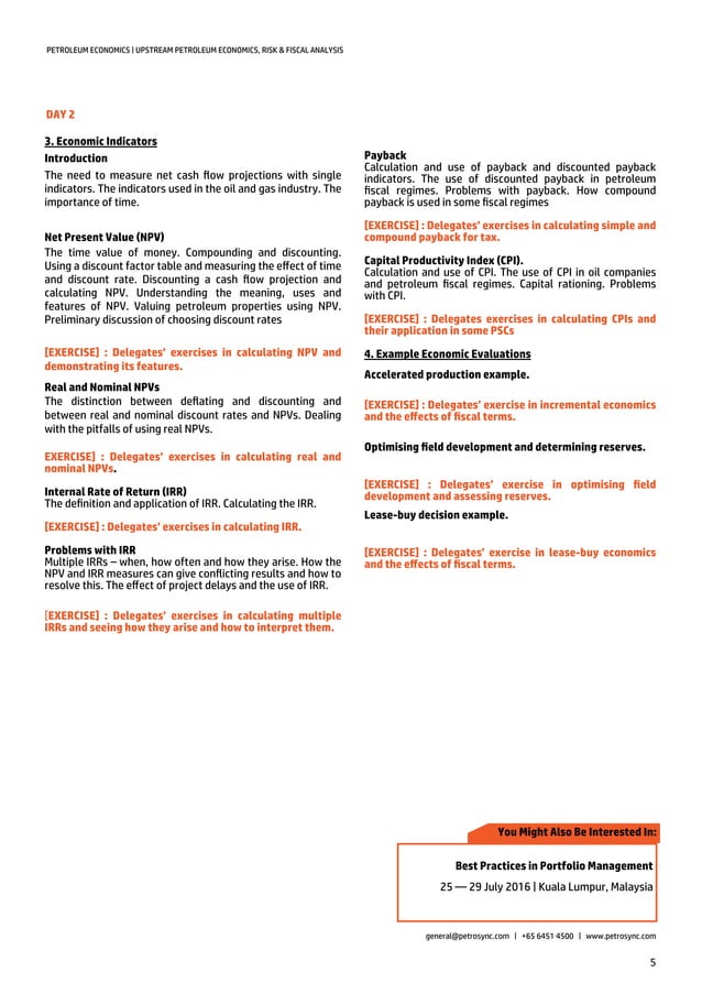 PetroSync - Upstream Petroleum Economics, Risk and Fiscal Analysis | PDF | Business Accounting ...
