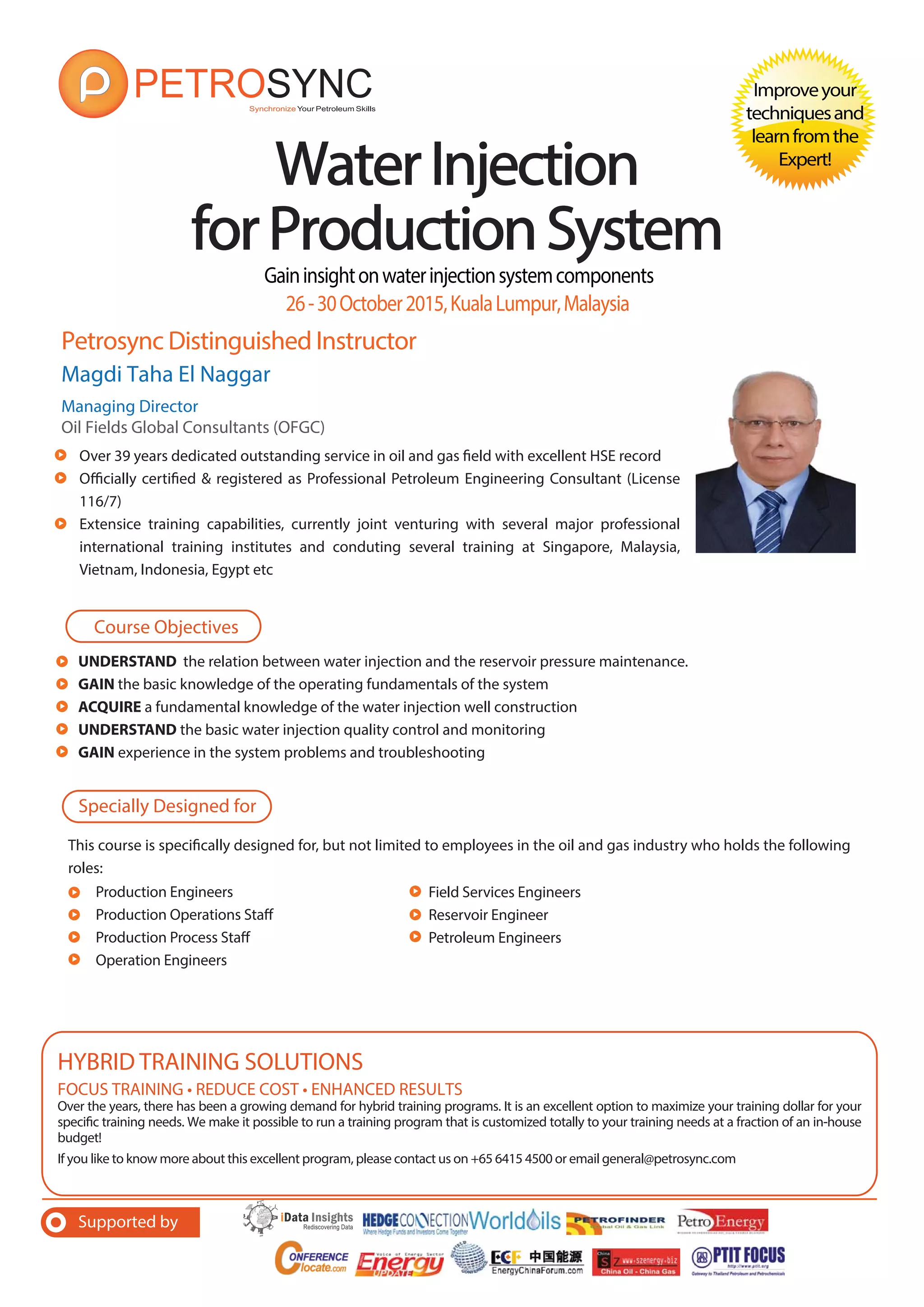 PetroSync - Water Injection for Production System | PDF