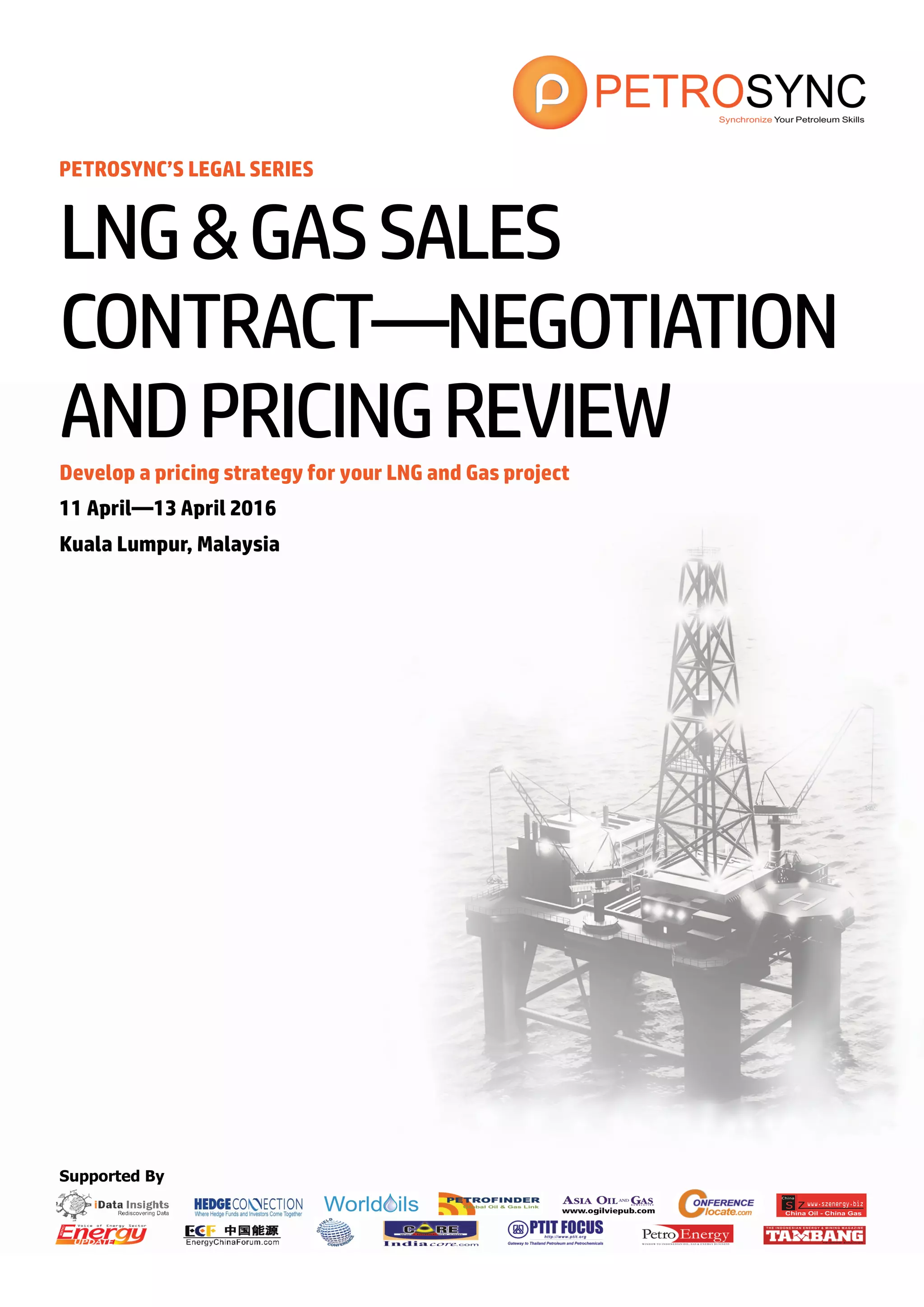 PetroSync - LNG & Gas Sales Contracts-Negotiation and Pricing Review | PDF