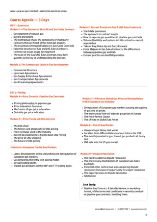 PetroSync - LNG & Gas Sales Contracts-Negotiation and Pricing Review | PDF