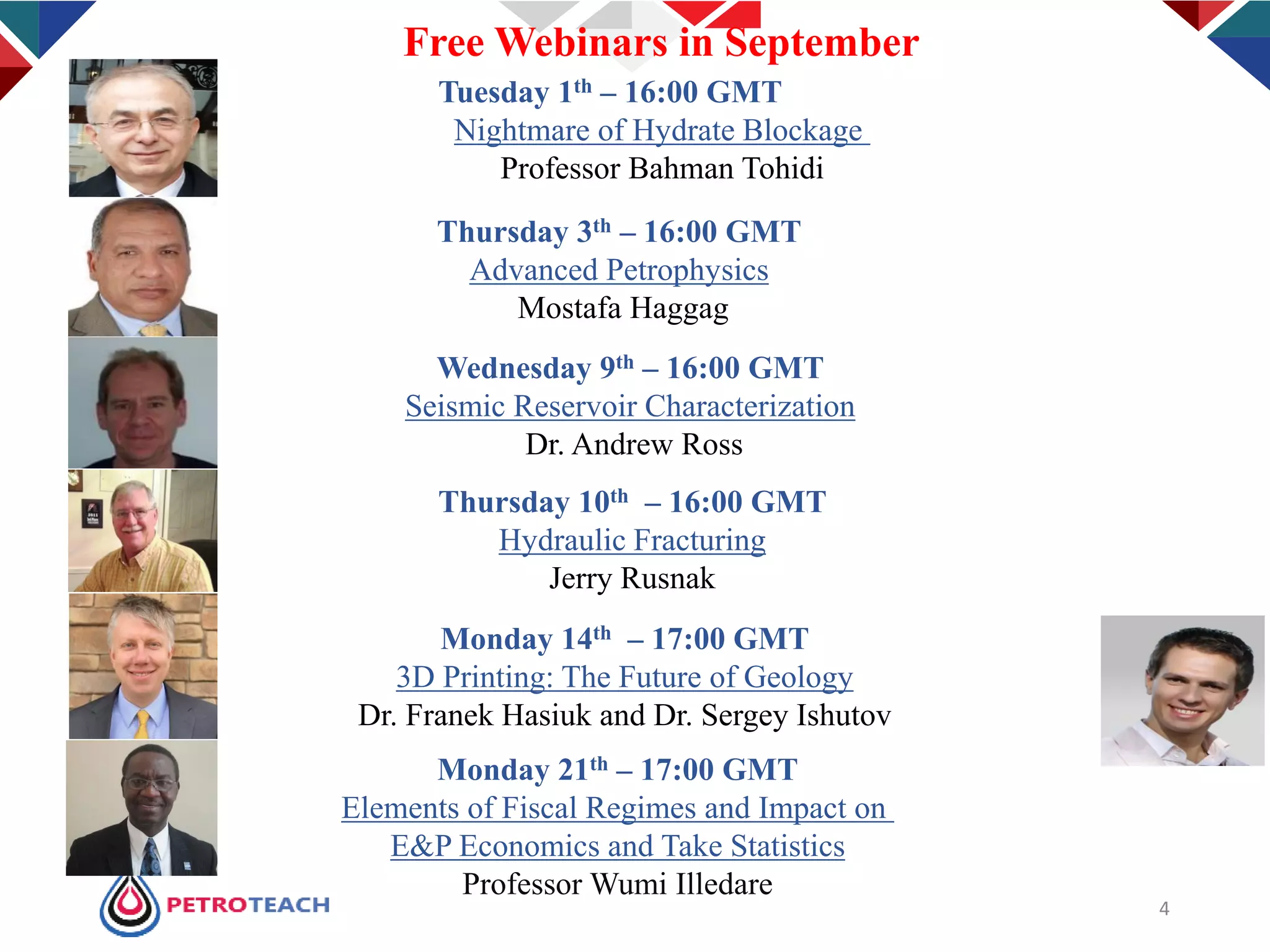 Petro Teach Free Webinar on Advanced Petrophysics | PDF