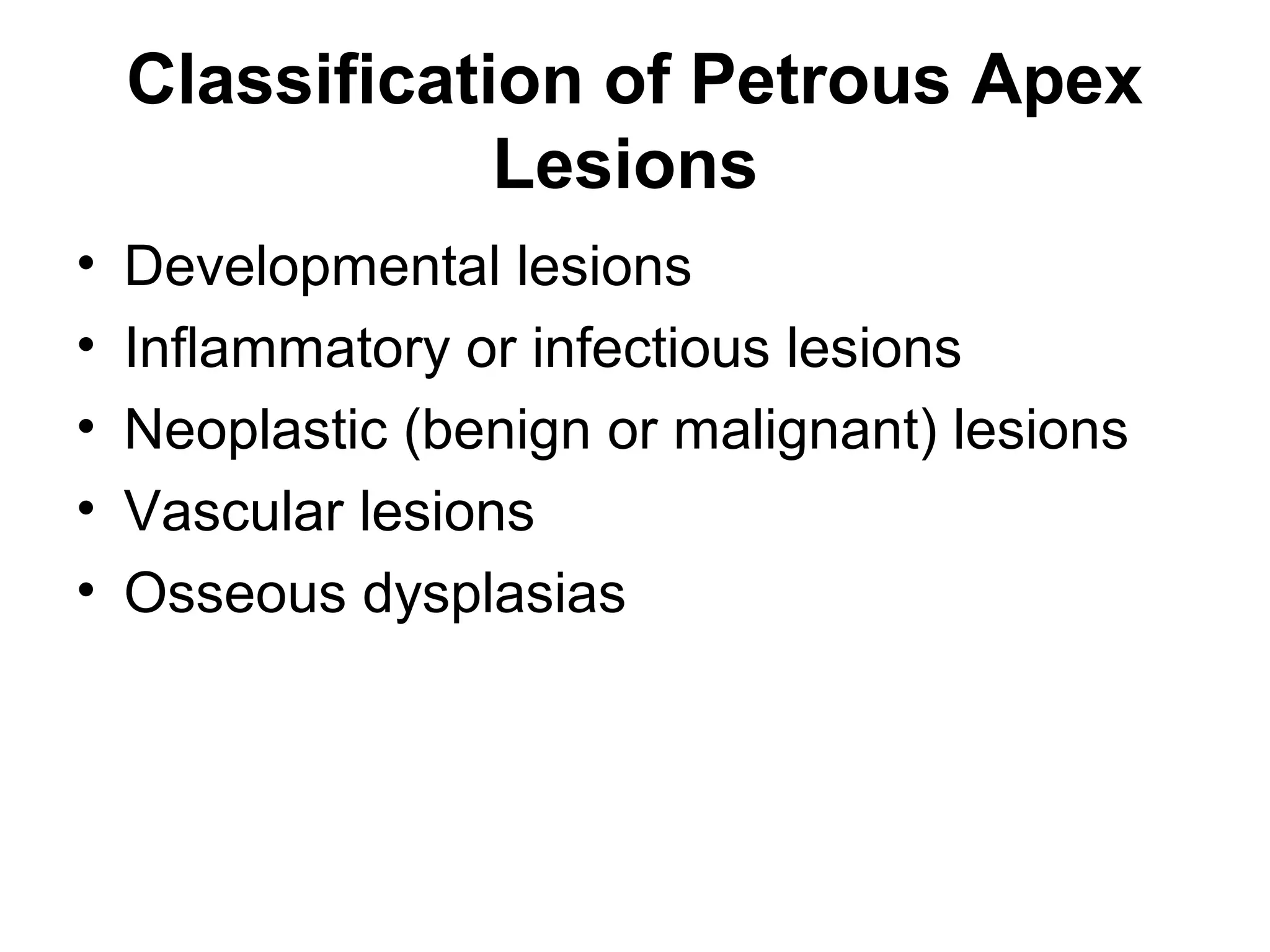 Petrous apex and skull base | PPT