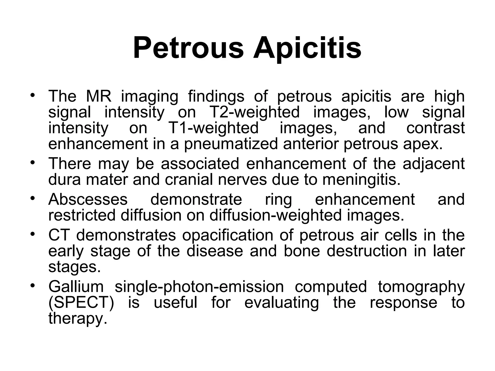Petrous apex and skull base | PPT