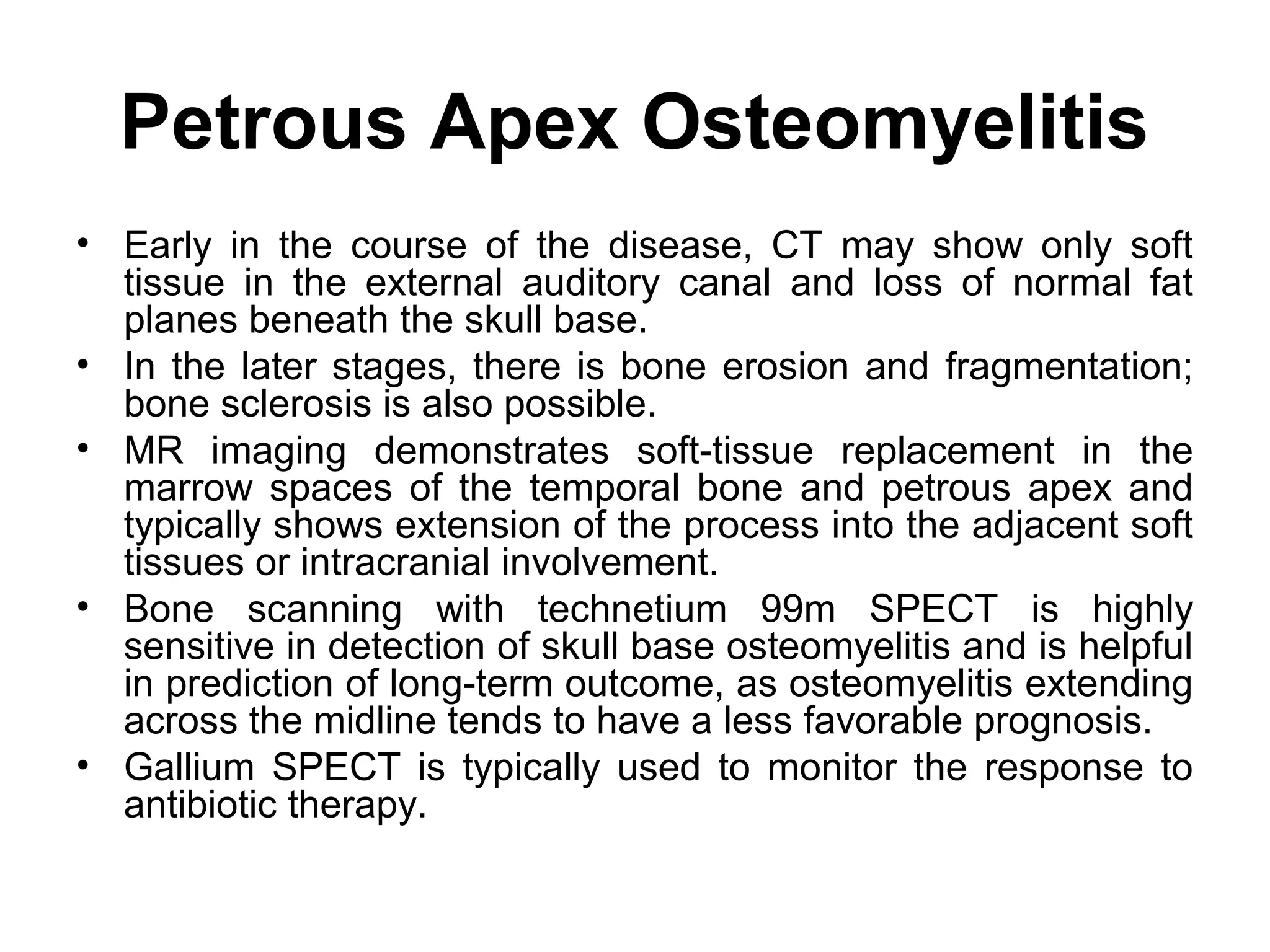 Petrous apex and skull base | PPT