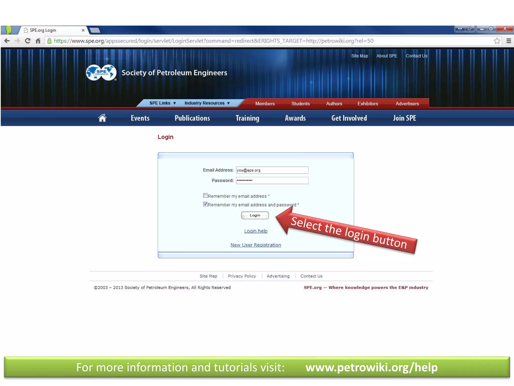 PetroWiki - How to Log In | PPTX