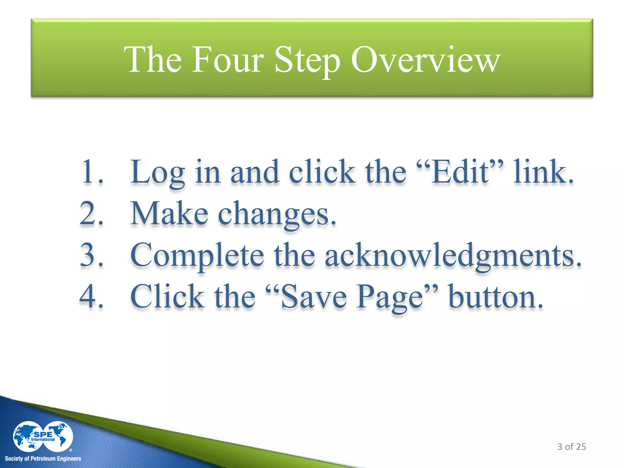 PetroWiki - The Edit Overview | PPT