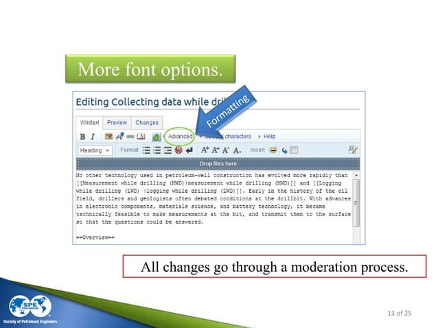 PetroWiki - The Edit Overview | PPT