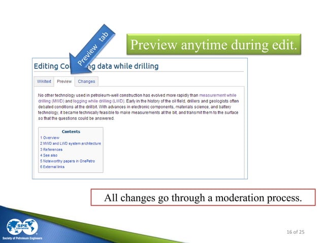 PetroWiki - The Edit Overview | PPT