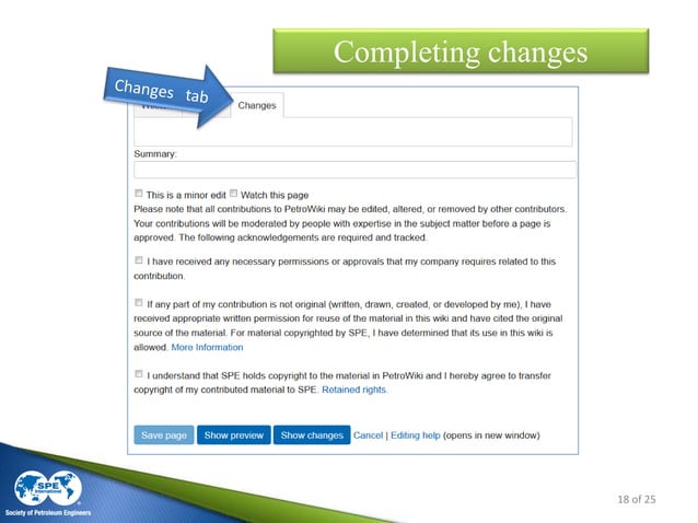 PetroWiki - The Edit Overview | PPT