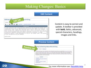 PetroWiki - The Moderator's Guide | PPTX