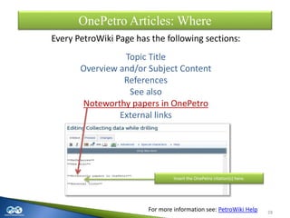 PetroWiki - The Moderator's Guide | PPT