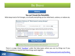 PetroWiki - The Moderator's Guide | PPT