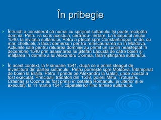 Petru rares(1483 1546) | PPT