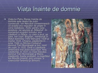 Petru rares(1483 1546) | PPT