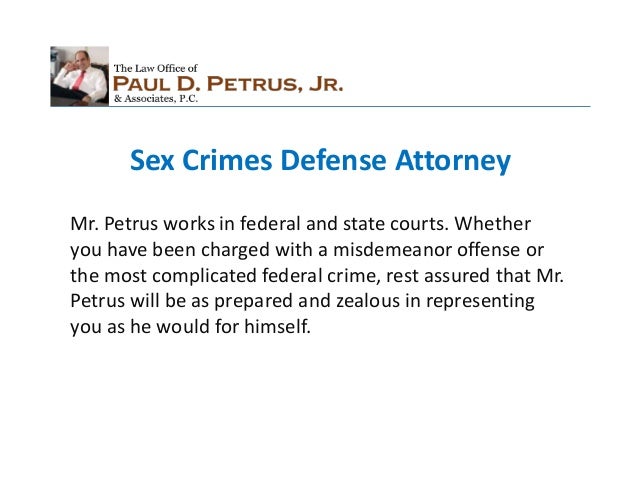Ny Sex Crime Attorney Defense Against Criminal Charges