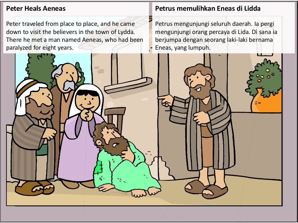 Petrus memulihkan Eneas di Lidda | PDF