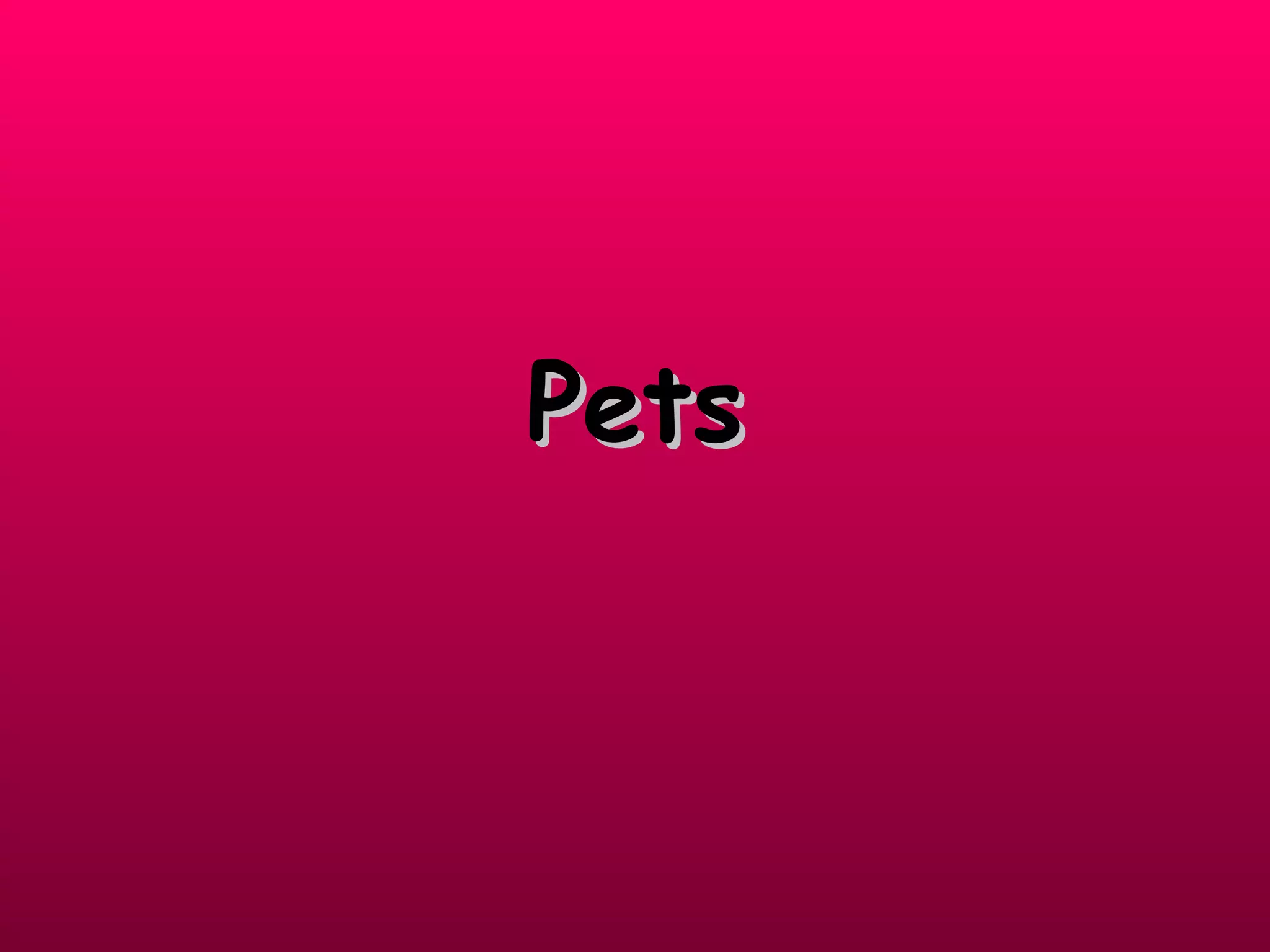 Pets - assembly power point | PPT