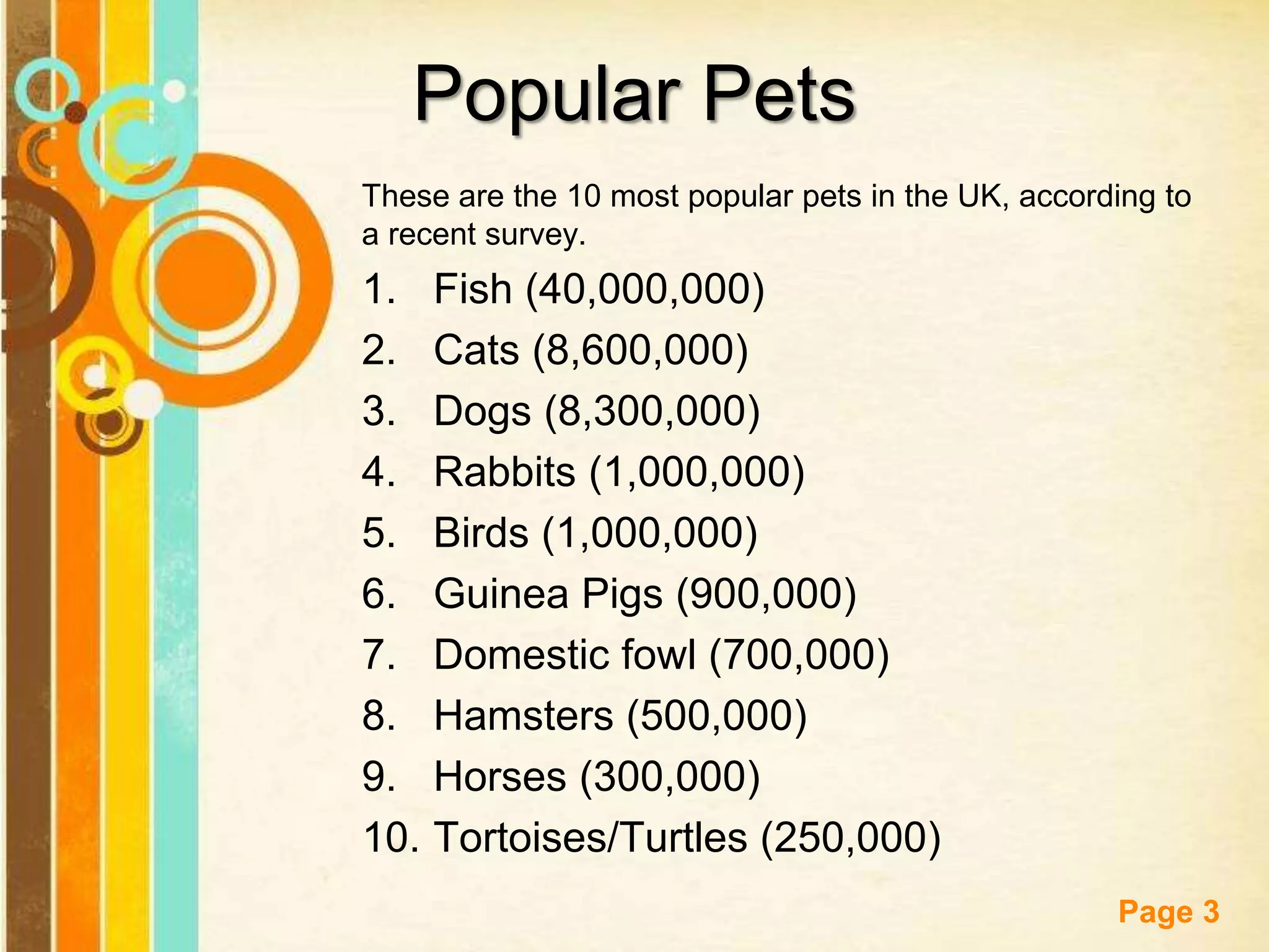 ESL Pets Vocabulary and Grammar Lesson | PPTX