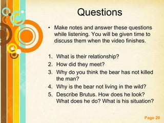 ESL Pets Vocabulary and Grammar Lesson | PPTX