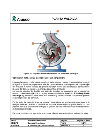 Pets bombas centrifugas arauco | PDF