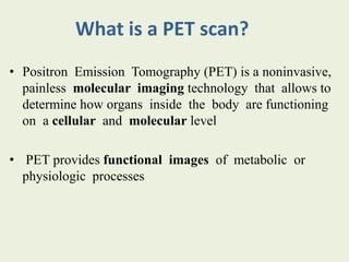 Pet scan in chest | PPTX