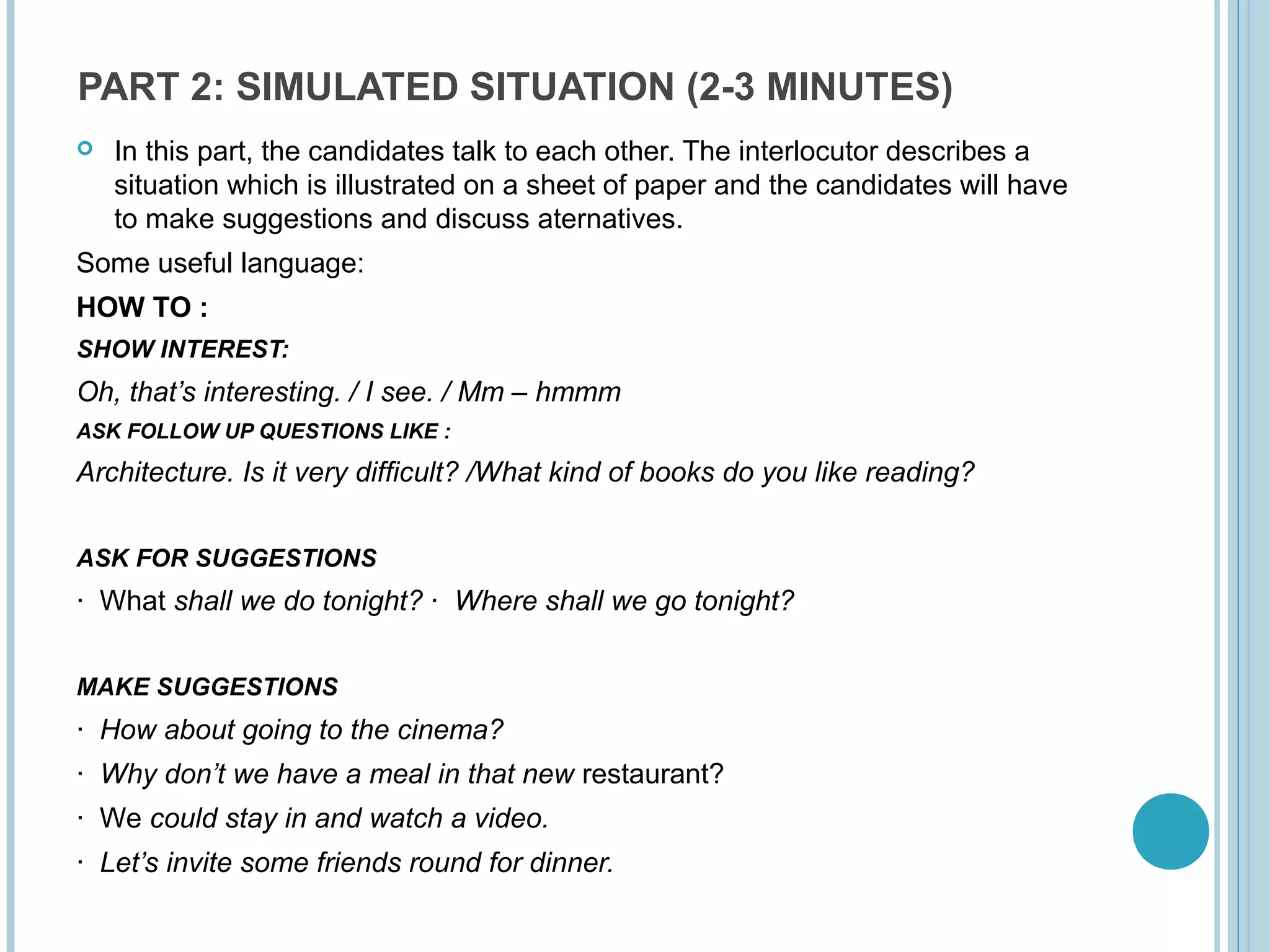 Pet speaking exam | PPT