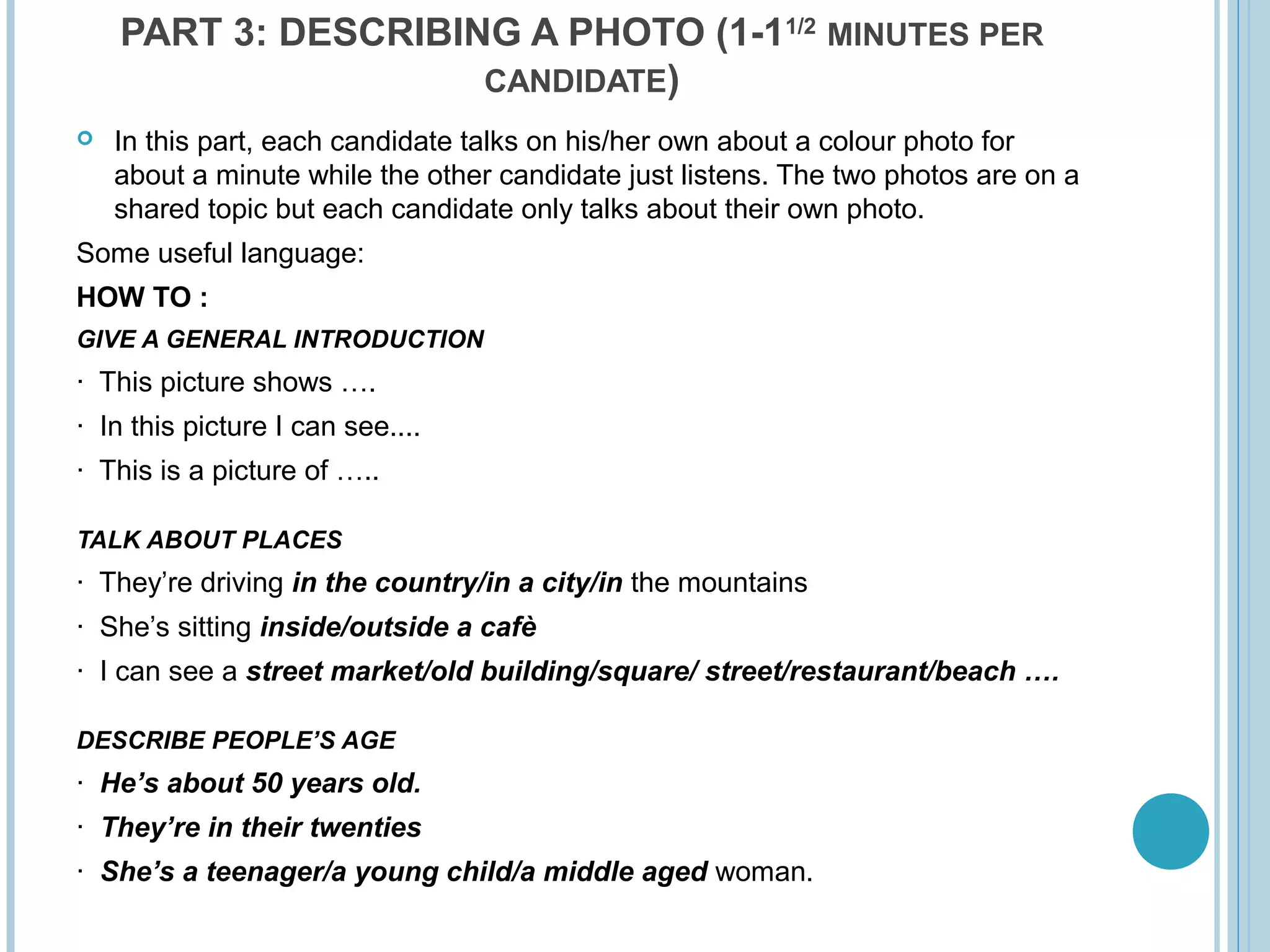 Pet speaking exam | PPT