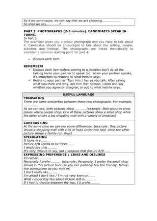 Pet speaking question | PDF