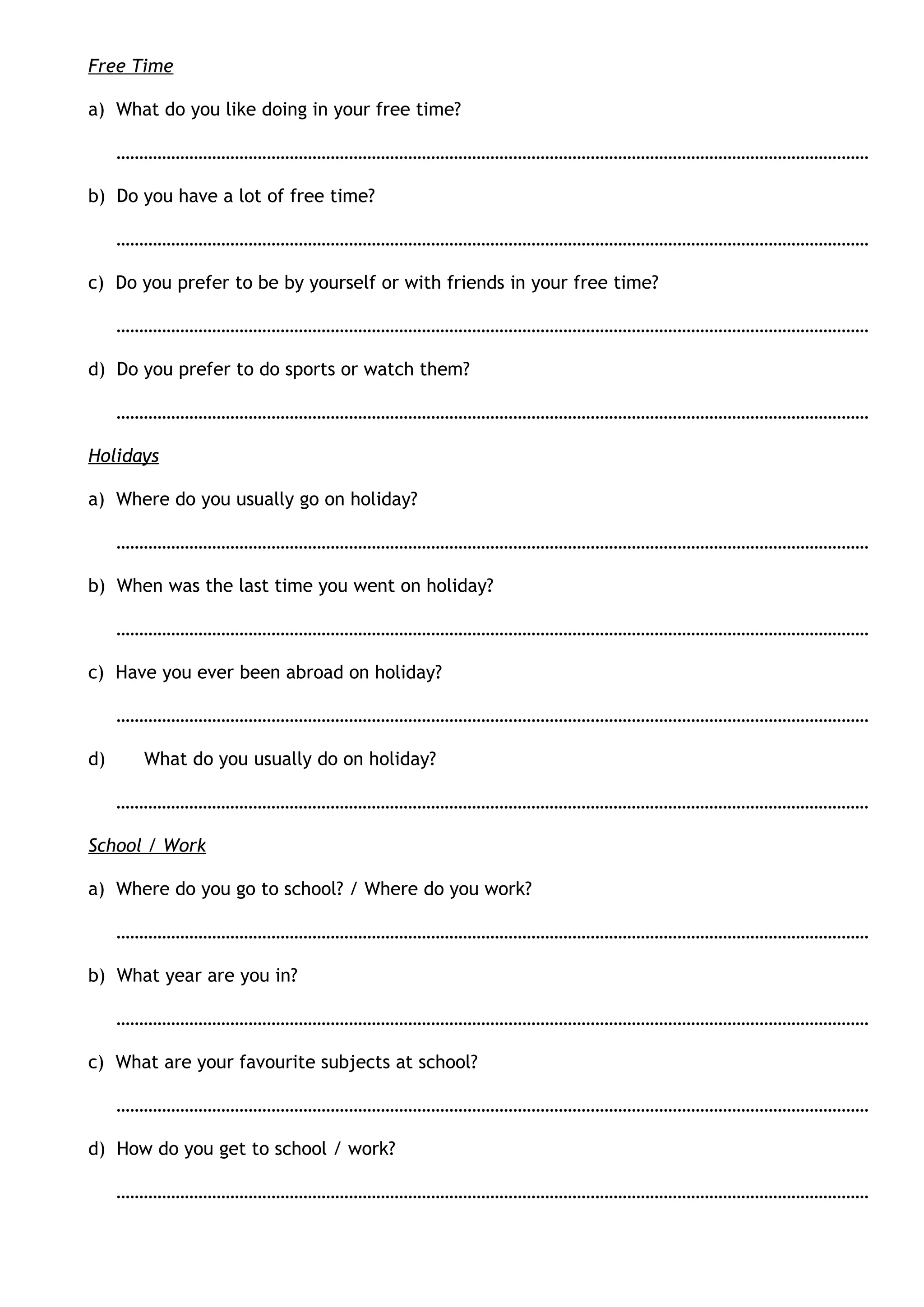 Pet speaking paper practice pre mock exam 2013 - luisa | DOC ...