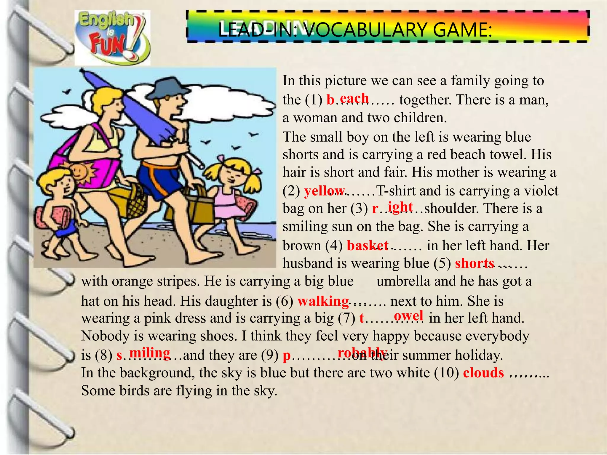 Pet speaking PICTURE DESCRIPTION | PPTX