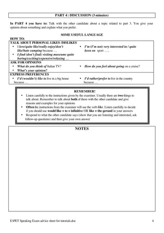 Pet speaking test | PDF