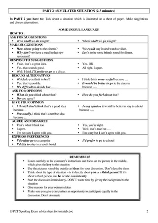 Pet speaking test | PDF