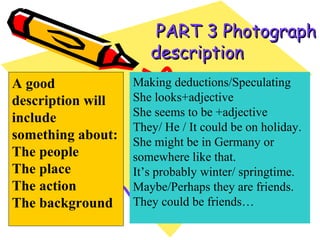 PET speaking tips | PPS