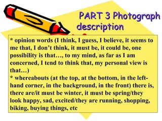 PET speaking tips | PPS