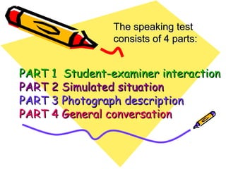 PET speaking tips | PPS