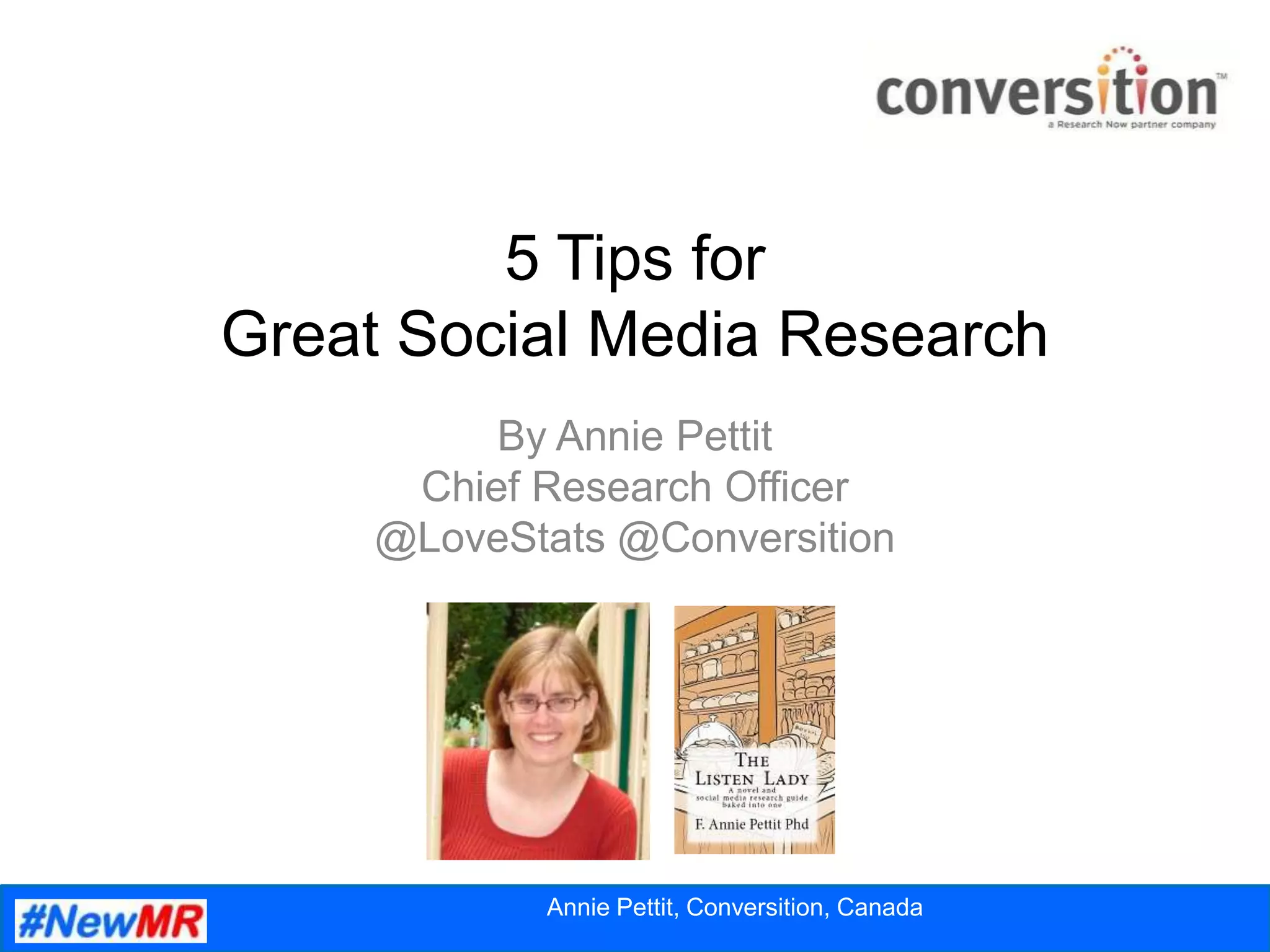 5 Tips for Great Social Media Research | PPT