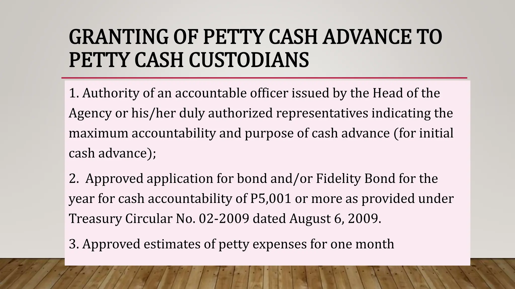 PETTY CASH FUND - GOVERNMENT ACCOUNTING.pptx