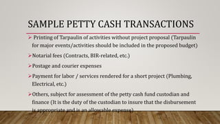 PETTY CASH FUND - GOVERNMENT ACCOUNTING.pptx