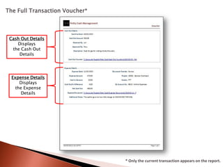 Petty Cash Management - The Guide to Viewing and Understanding Reports ...
