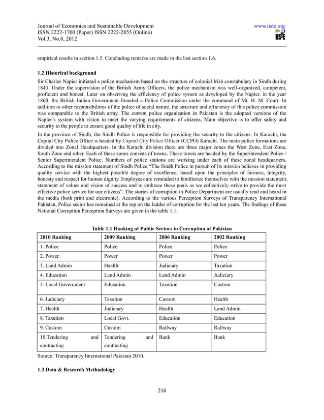 Petty corruption in the police department | PDF