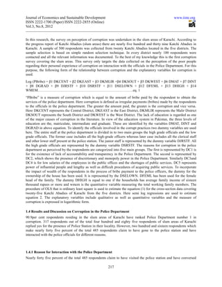 Petty corruption in the police department | PDF