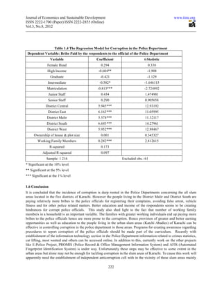 Petty corruption in the police department | PDF