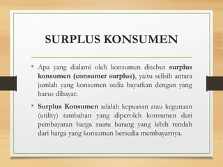 Surplus Ekonomi | PPT