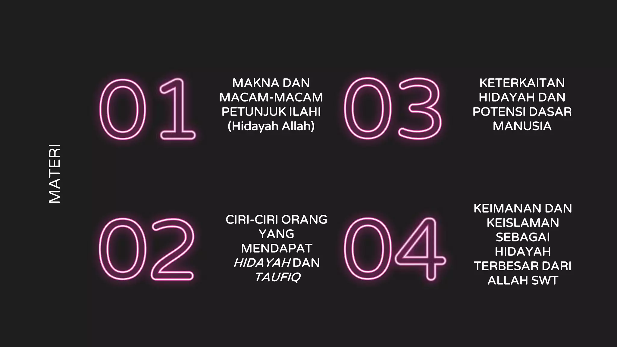 PETUNJUK ALLAH SWT (HIDAYAH) | PPTX