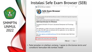 Petunjuk Aplikasi ujian tahun 2022 universitas | PPT