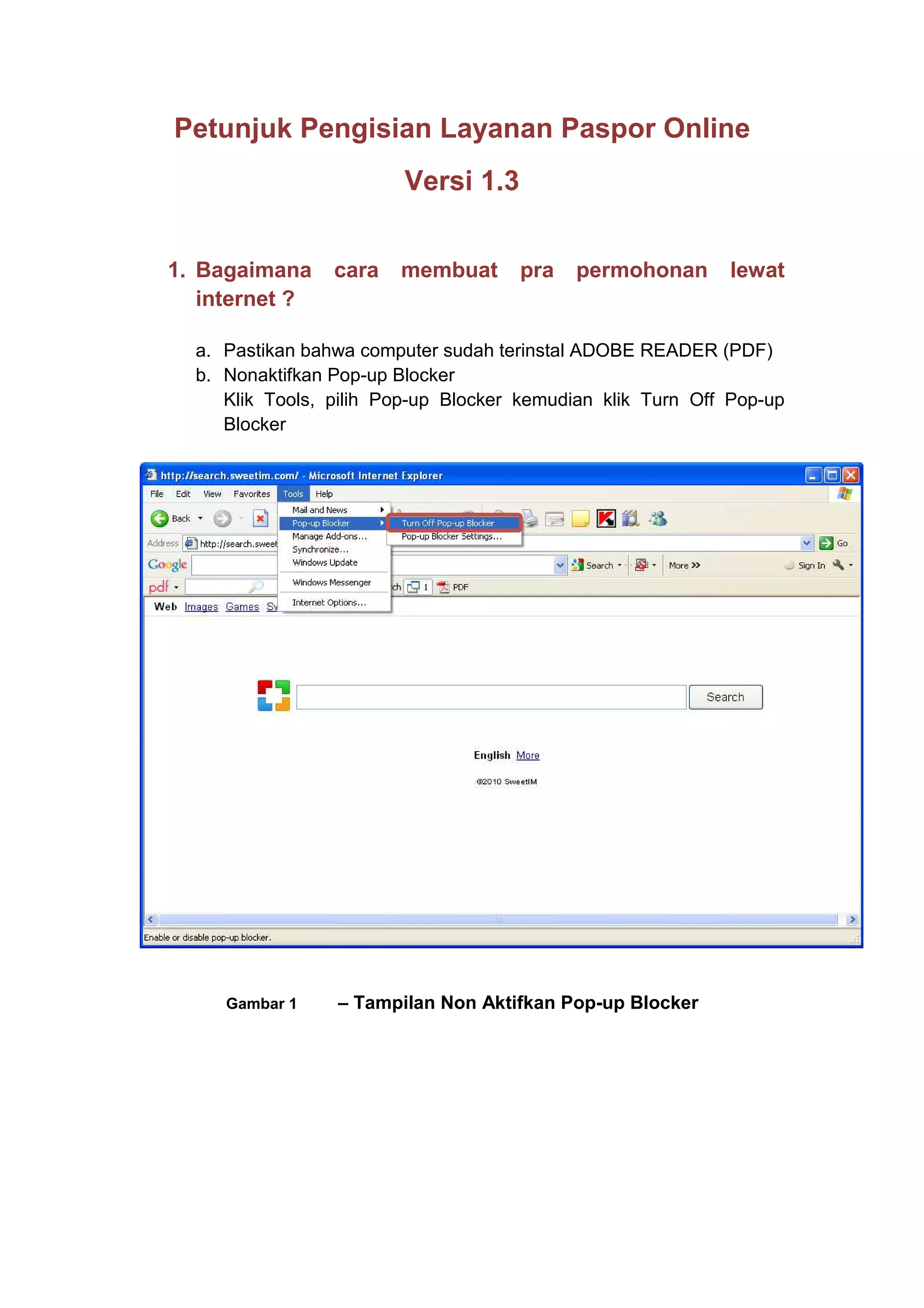 Petunjuk buat paspor | PDF