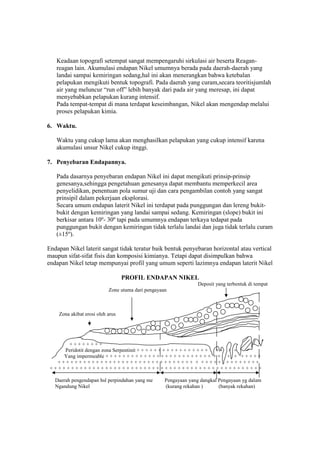 etunjuk Eksplorasi Nikel Laterit di Indonesia | PDF