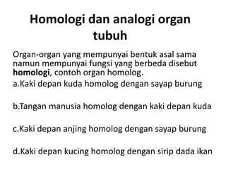 Petunjuk evolusi | PPTX