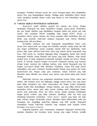 Petunjuk evolusi | DOCX