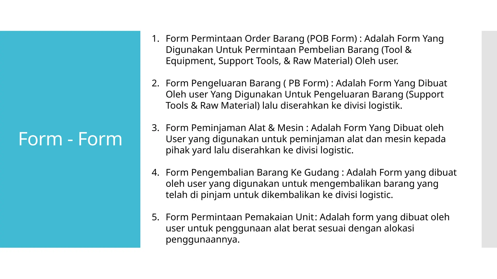 Petunjuk Pengeluaran Material, Tools, & Equipment.pptx